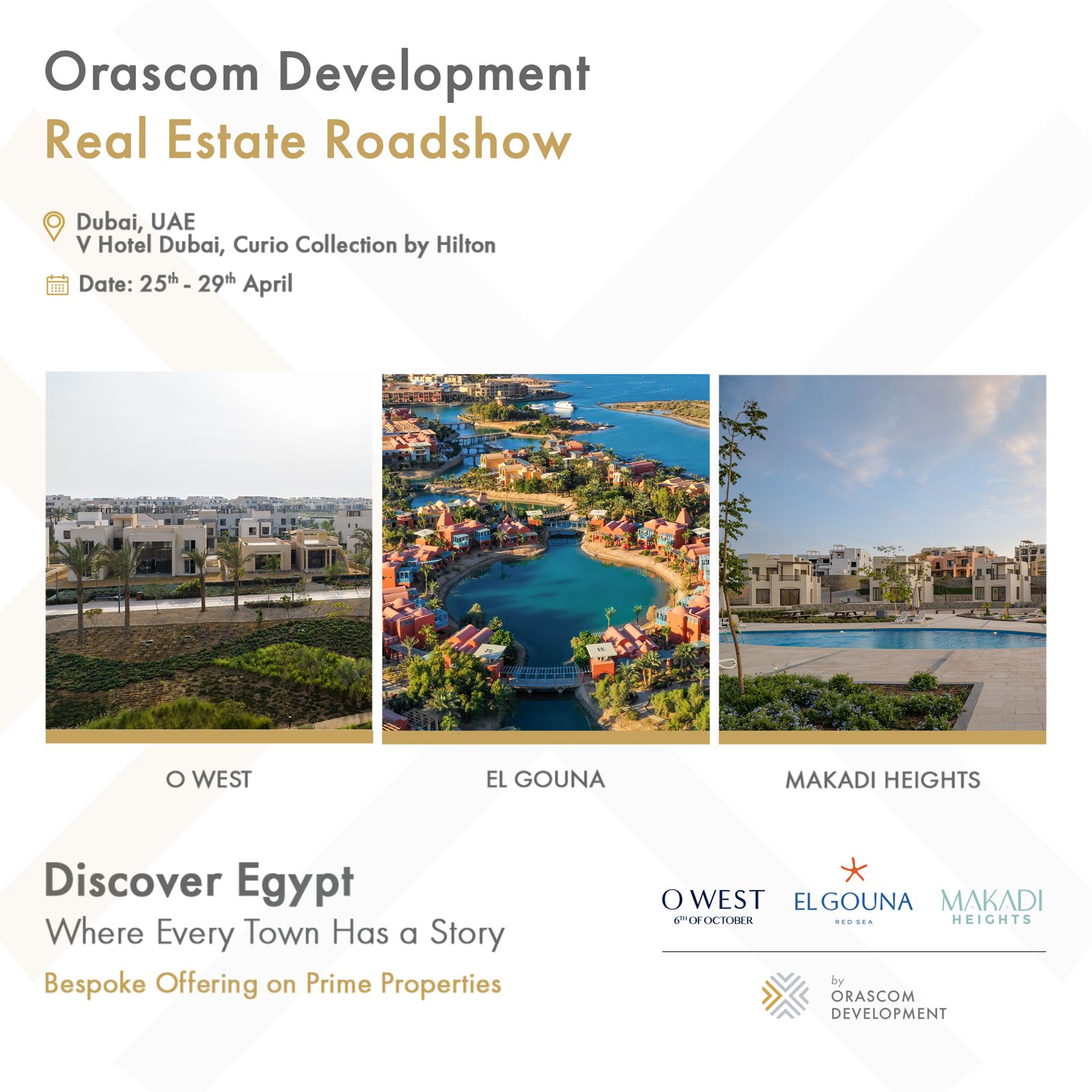 Orascom Development Dubai Roadshow Invitation - Collard Tickets